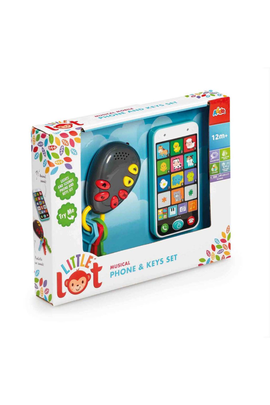 Addo Little Lot Σετ μουσικό τηλέφωνο και κλειδιά - διαδραστικά παιχνίδια