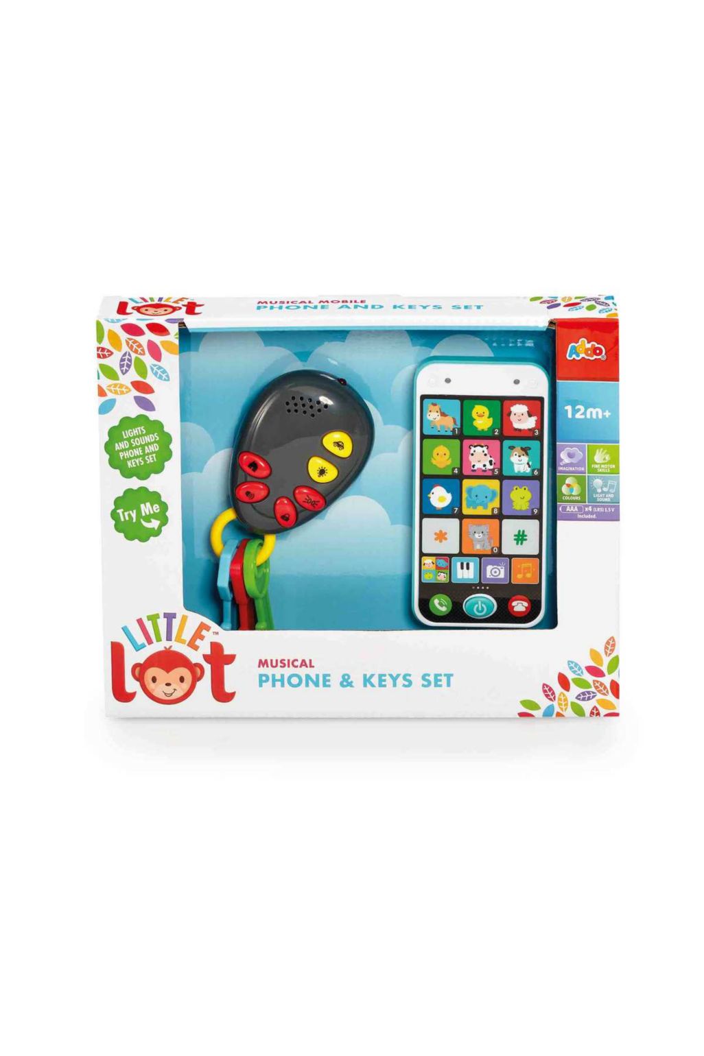 Addo Little Lot Σετ μουσικό τηλέφωνο και κλειδιά - διαδραστικά παιχνίδια
