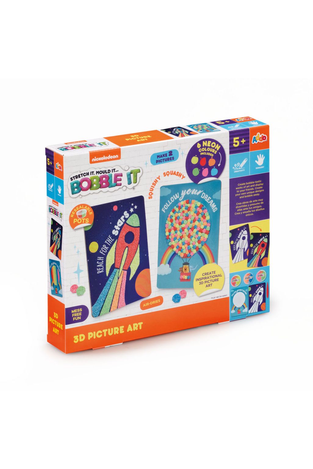 Nickelodeon Bobble It 3D Picture Art - craft kits