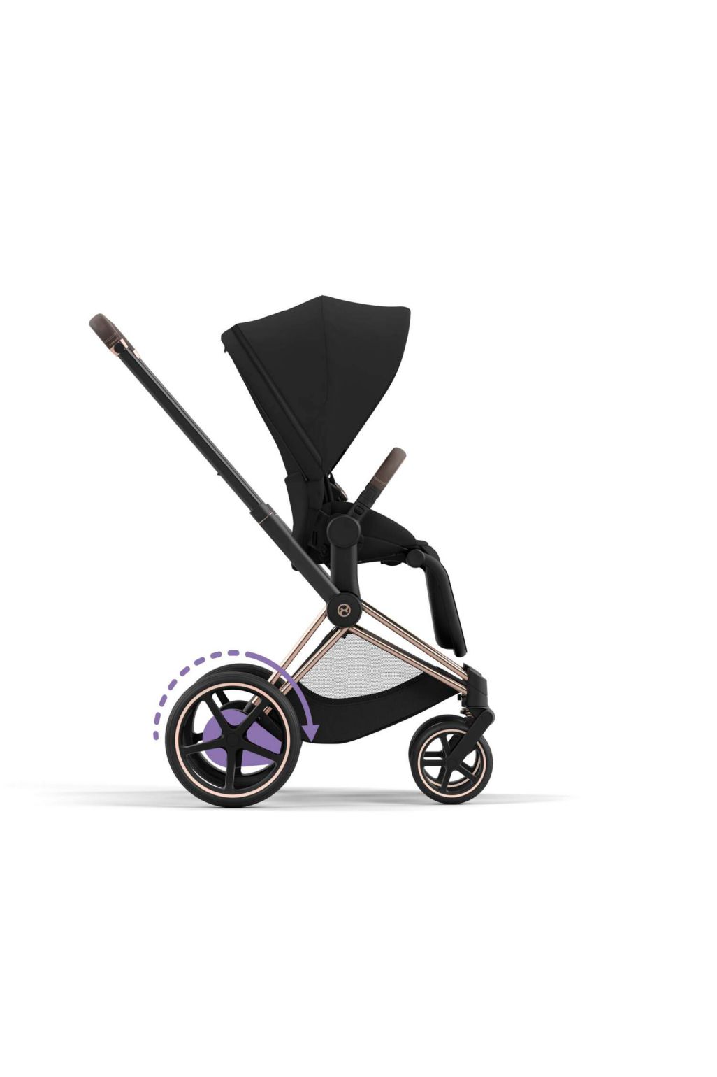 Cybex e-Priam Stroller Frame - Rosegold - travel systems