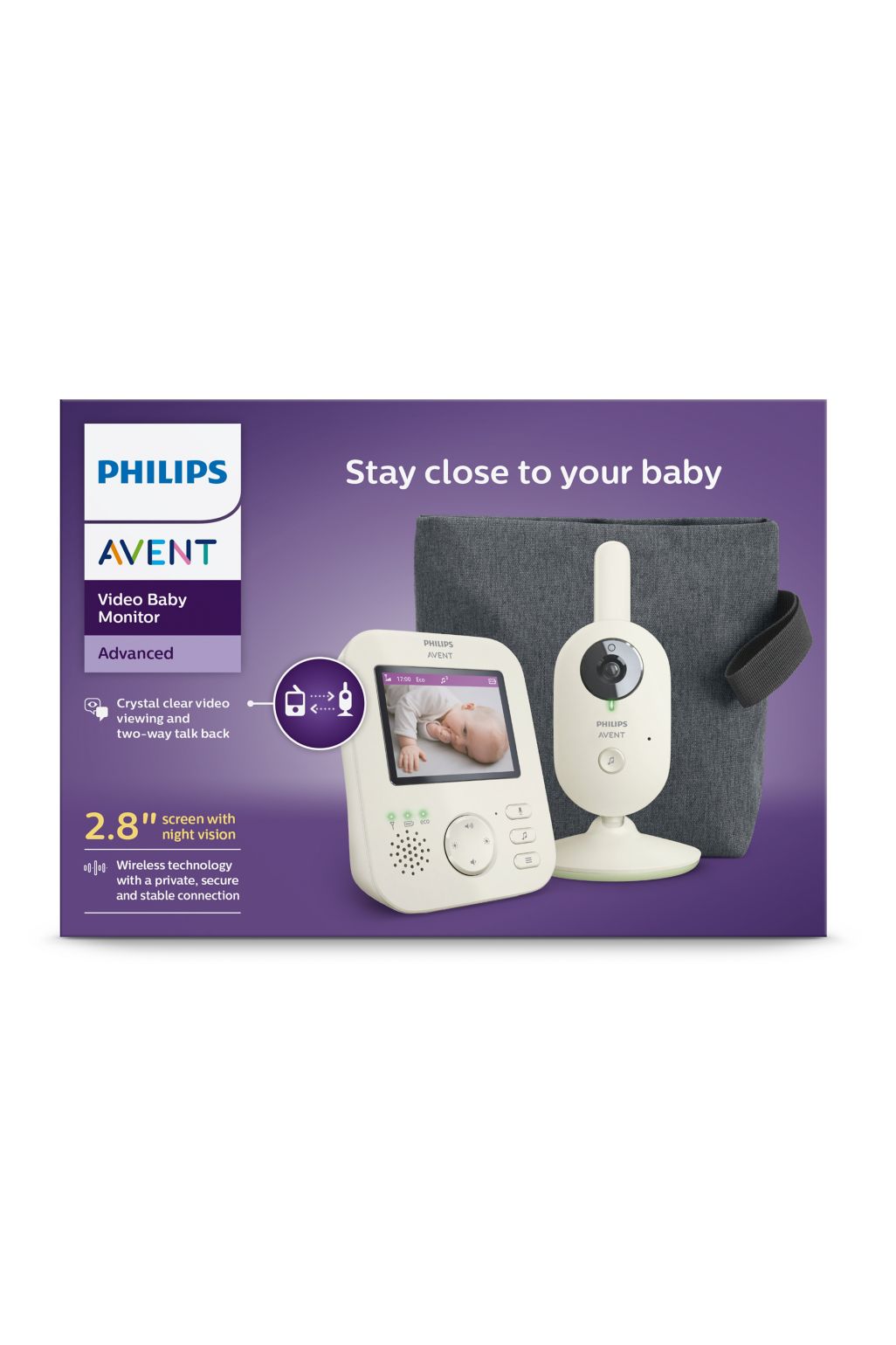 Philips Avent Advanced Video Baby Monitor - baby monitors