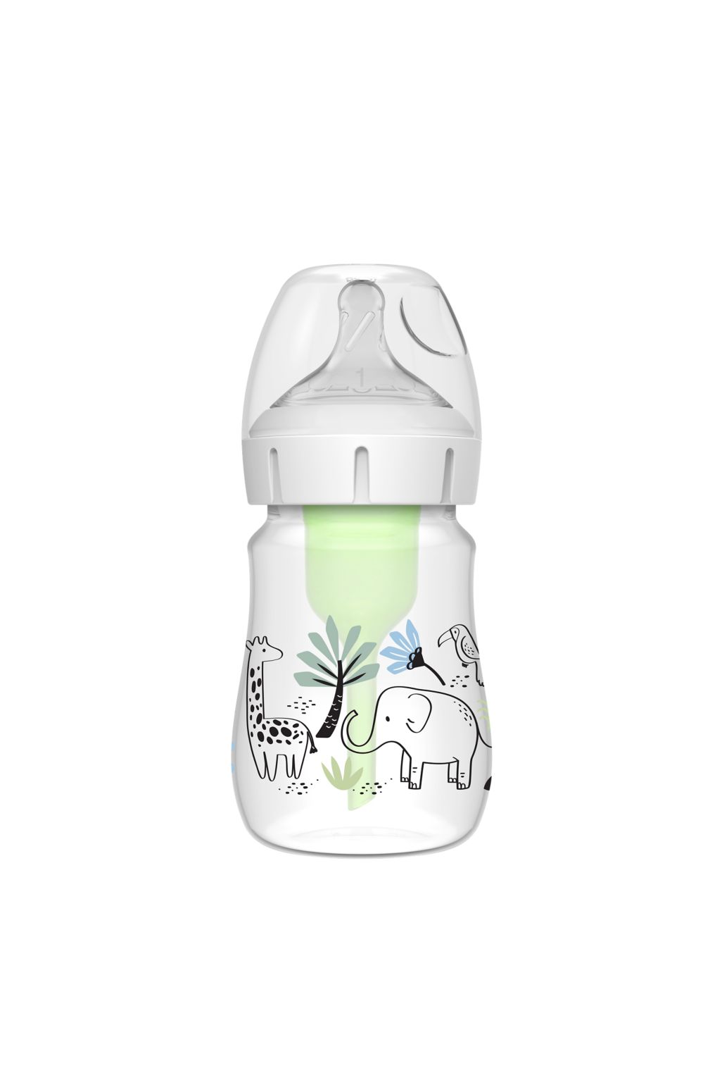 Dr Brown's Μπιμπερό πλαστικό Options+ με φαρδύ λαιμό 150ml - ελεφαντάκι ...