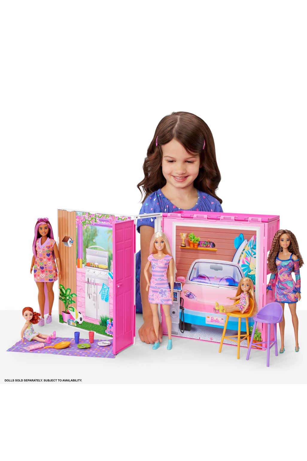 Mattel Barbie® Νέο Σπιτάκι - Βαλιτσάκι - κουκλόσπιτα