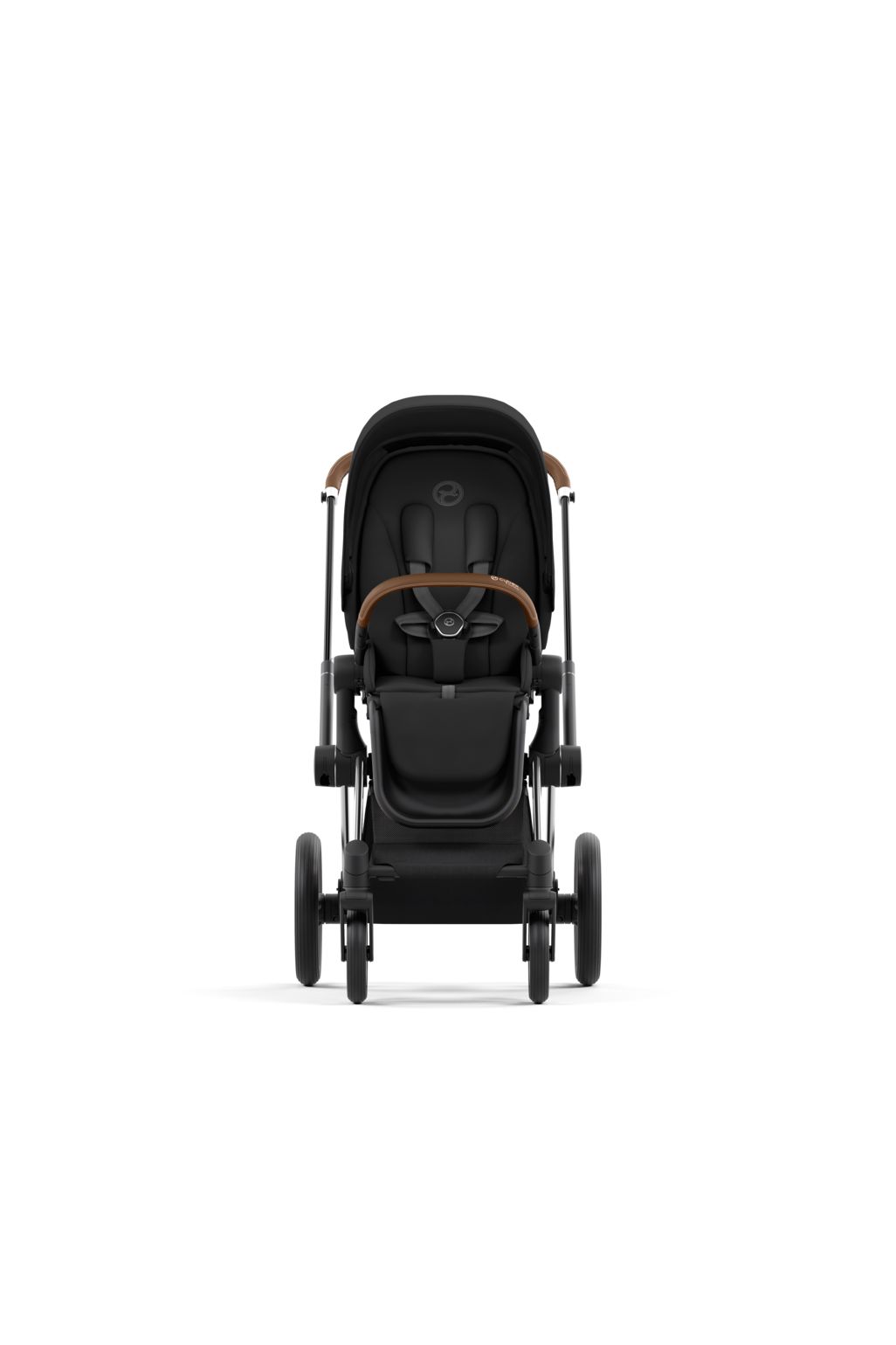 Cybex Priam Stroller Set - chrome brown frame/sepia black fabrics ...