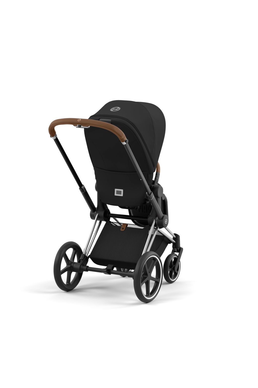 Cybex Priam Stroller Set - chrome brown frame/sepia black fabrics ...