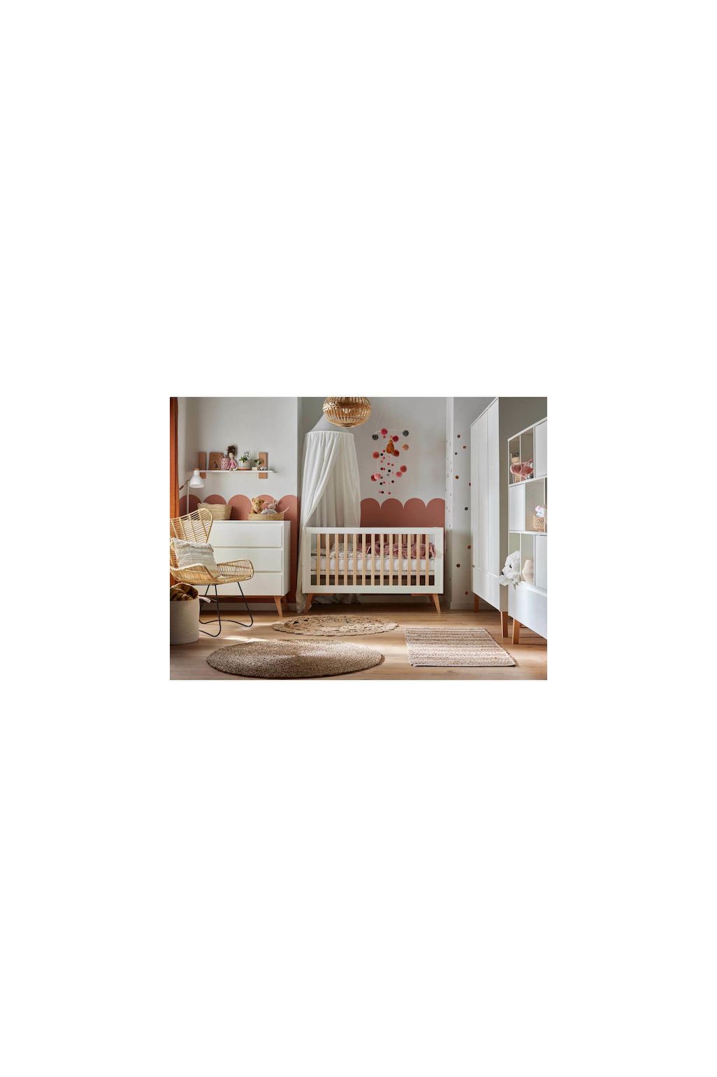 Pinio Κούνια Swing 60x120 - λευκό - κούνια