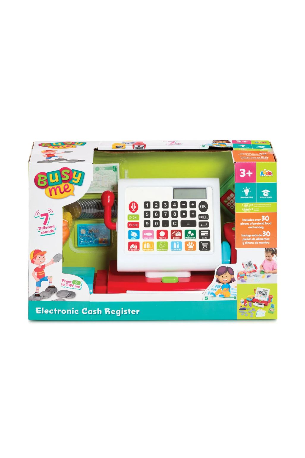Addo Busy Me Electronic Cash Register Roleplay Set - shopping