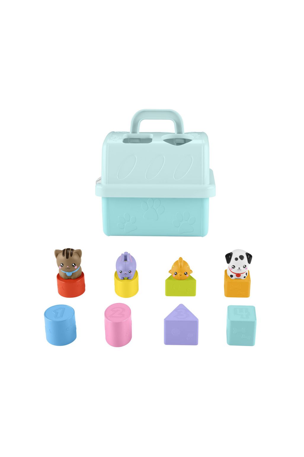 Fisher-Price® Βαλιτσάκι Μεταφοράς Με Ζωάκια Και Σχήματα, Παιχνίδι ...