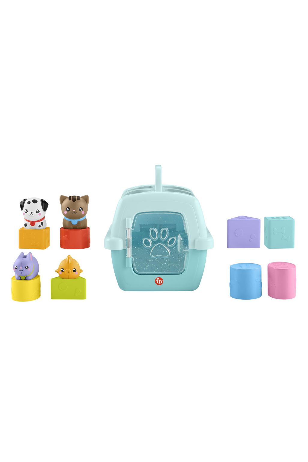 Fisher-Price® Βαλιτσάκι Μεταφοράς Με Ζωάκια Και Σχήματα, Παιχνίδι ...