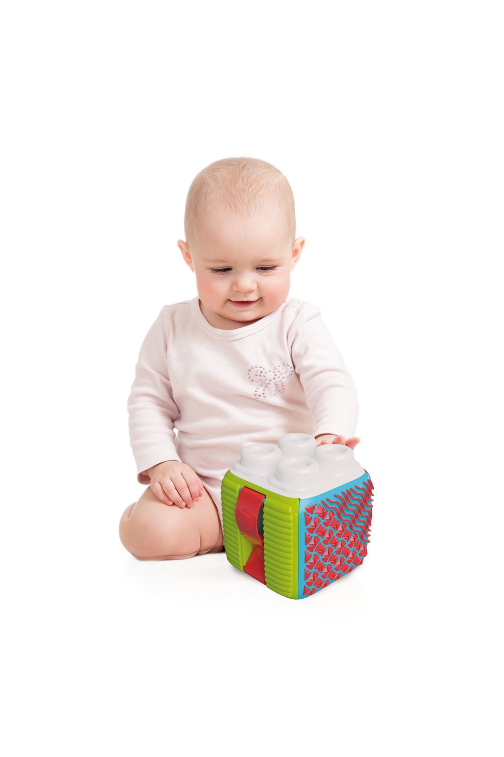 Baby Clementoni Soft Clemmy Sensory Activity Cube Soft Premium Blocks ...
