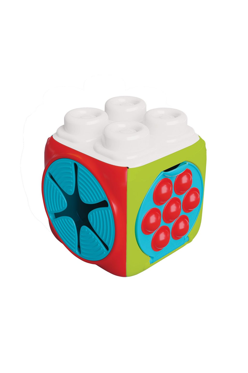 Baby Clementoni Soft Clemmy Sensory Activity Cube Soft Premium Blocks ...