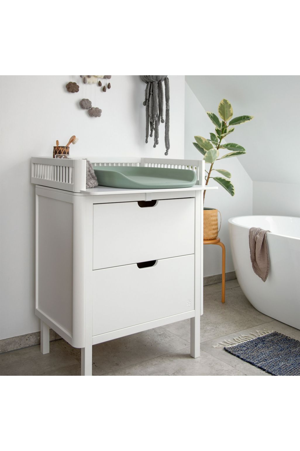 Sebra Changing Mat - seagrass - changing mats
