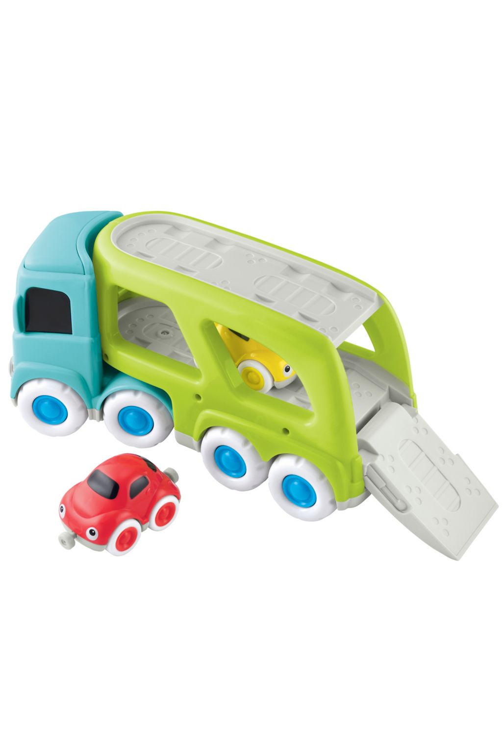 ELC whizz world car transporter sensory toys