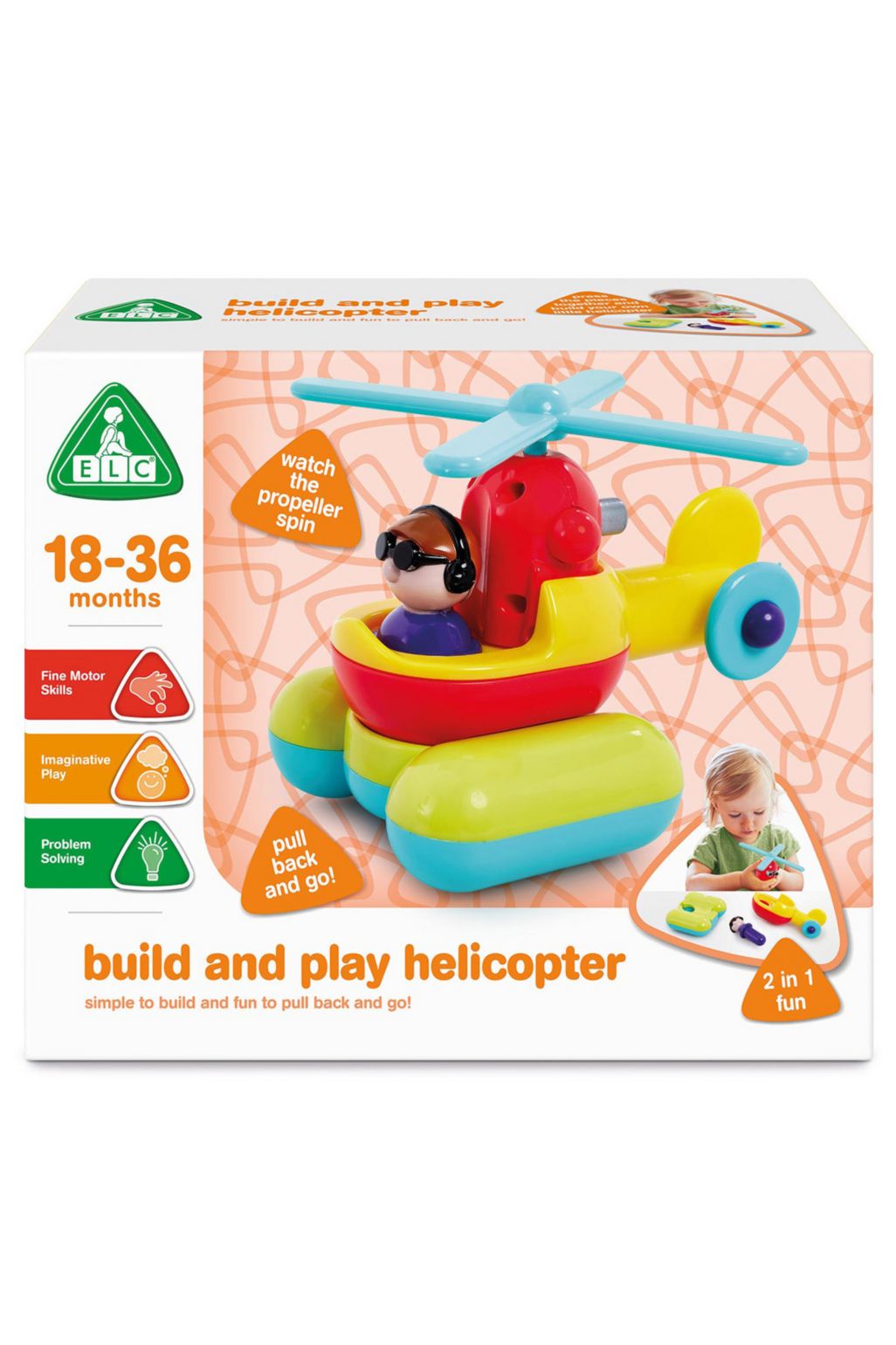 ELC Ελικόπτερο Build & Play - διαδραστικά παιχνίδια