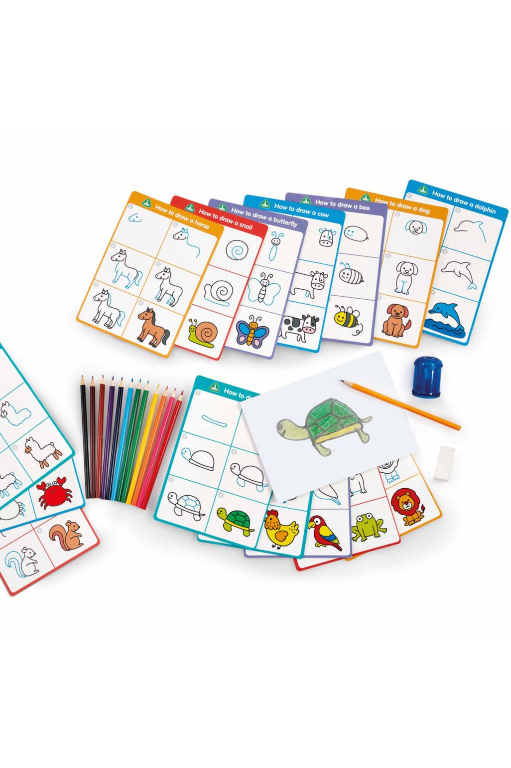 ELC Learn To Draw Animals Set - craft kits