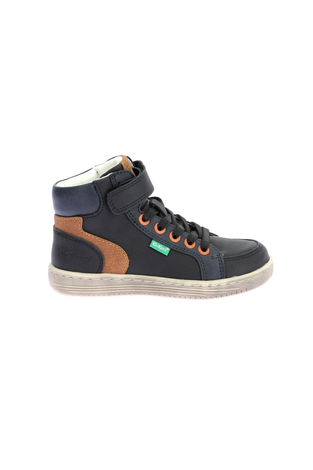 Kickers Lolastic High Sneakers - noir/camel/marine - boys