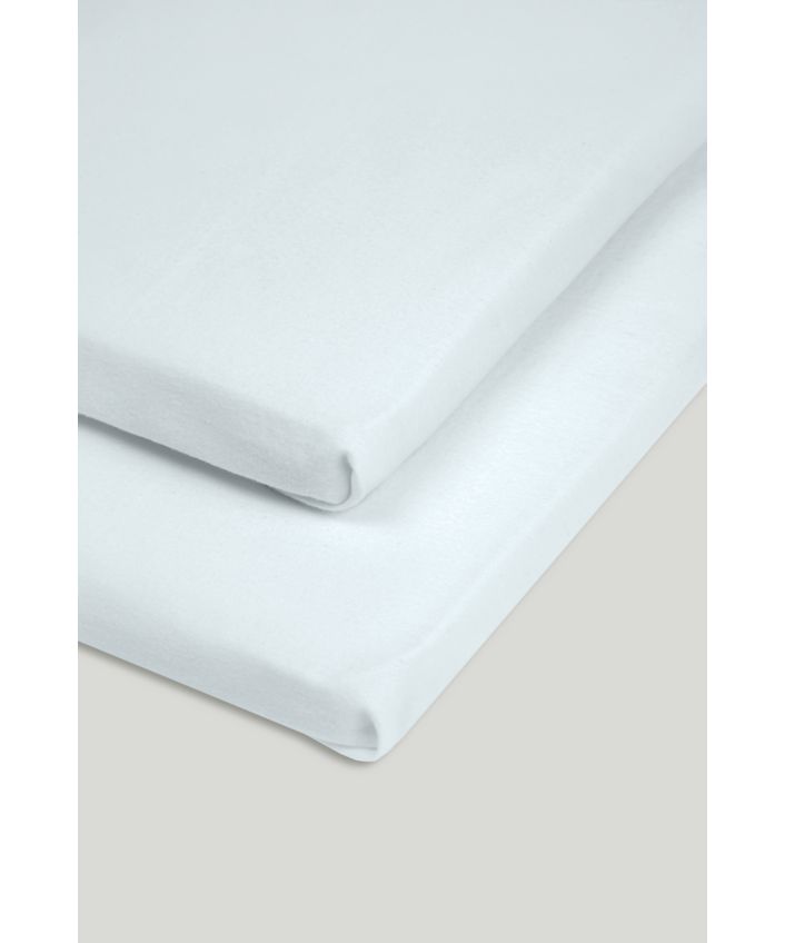 2 Pack Mothercare Fitted Sheets (Cot Bed) - fitted