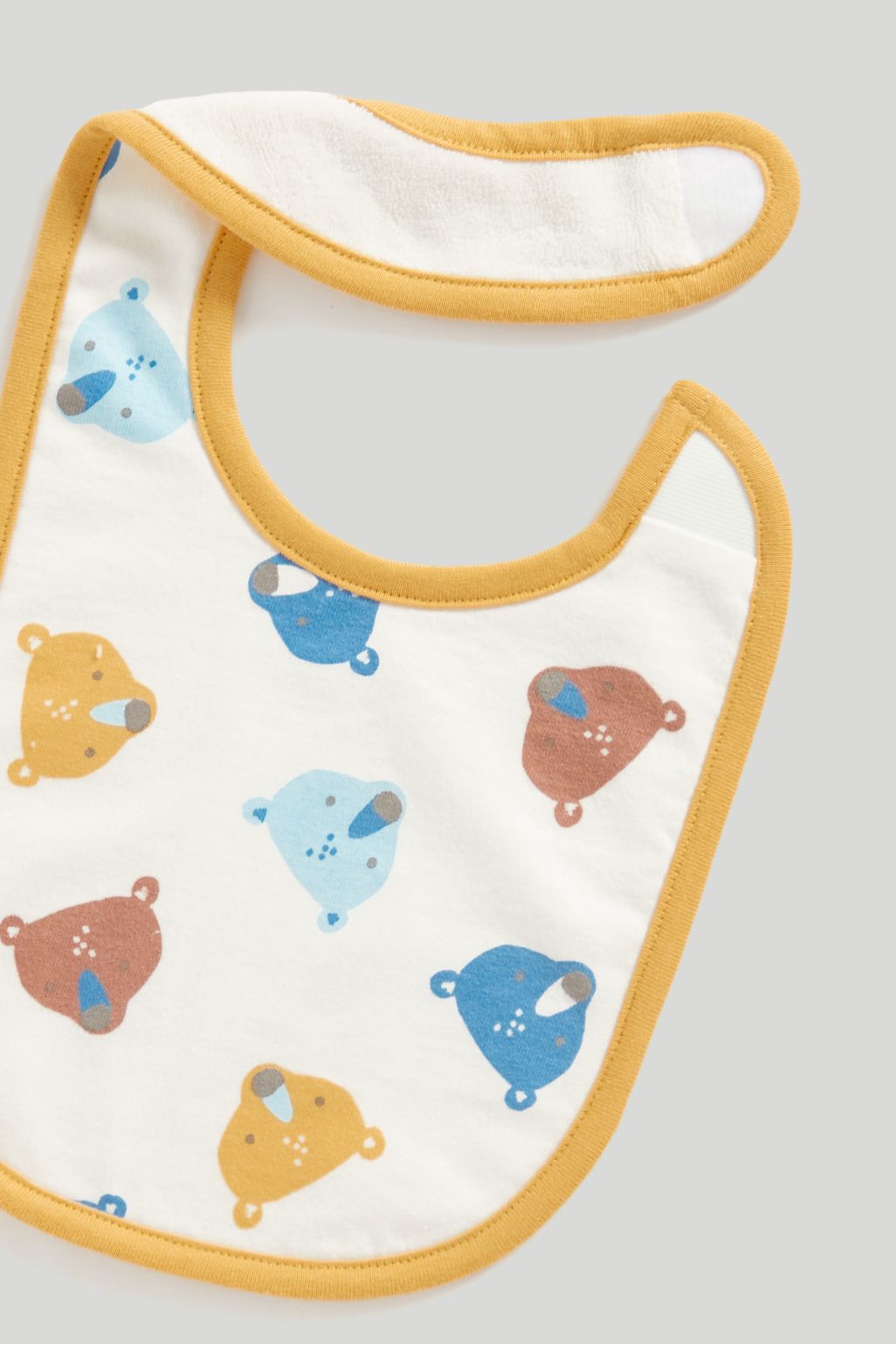 Mothercare Bear Newborn Bibs - 3 Pack - bibs