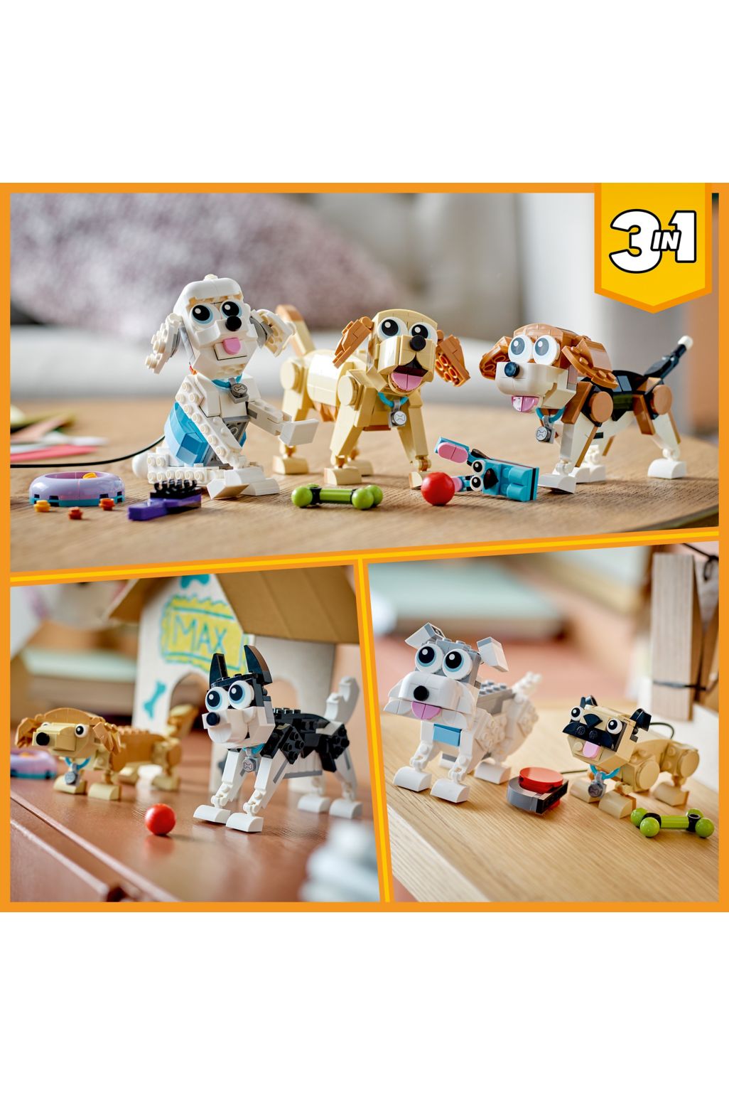 LEGO® Creator 3in1 Adorable Dogs - τουβλάκια