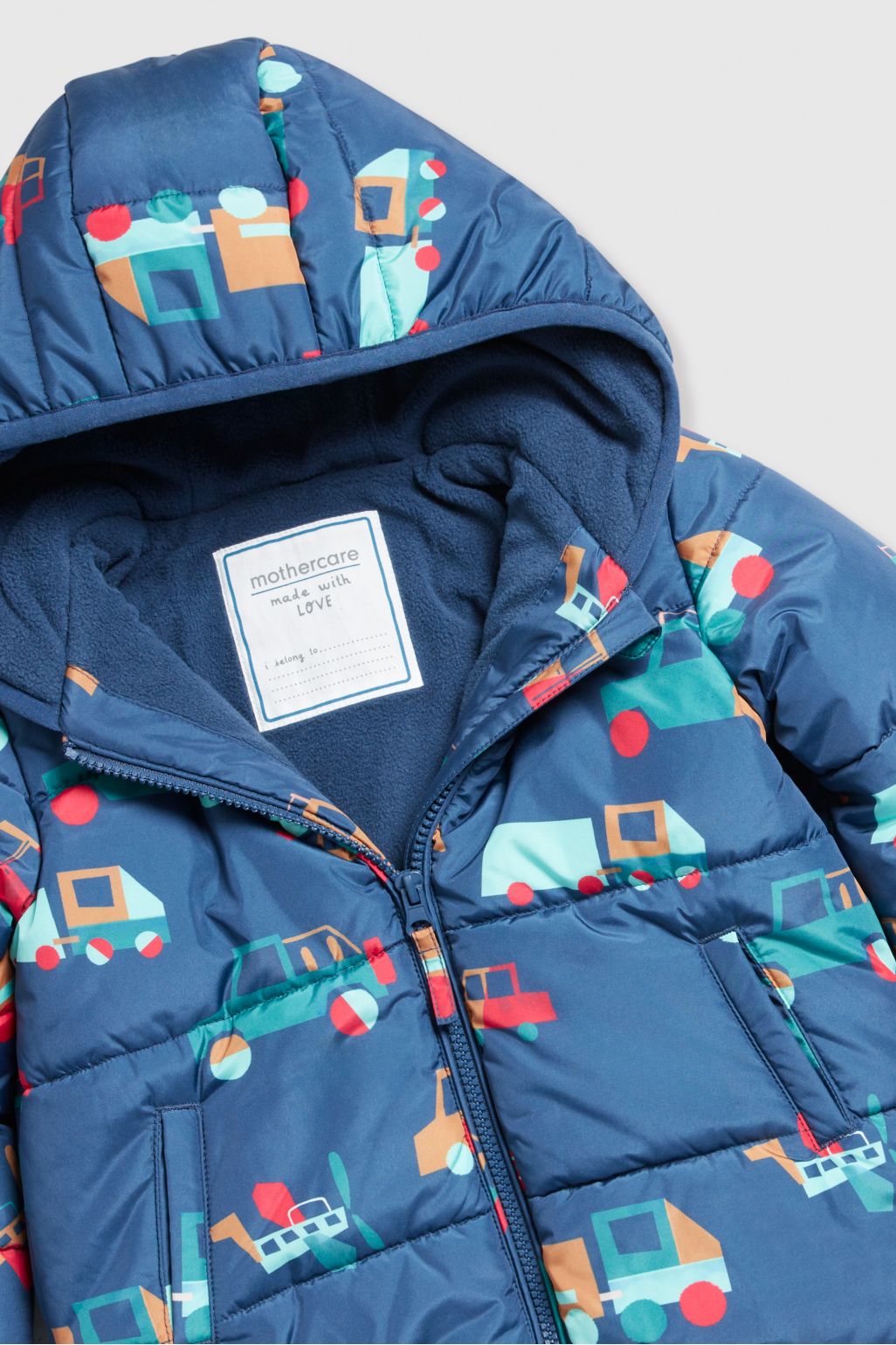 Blue Transport Padded Jacket - jackets