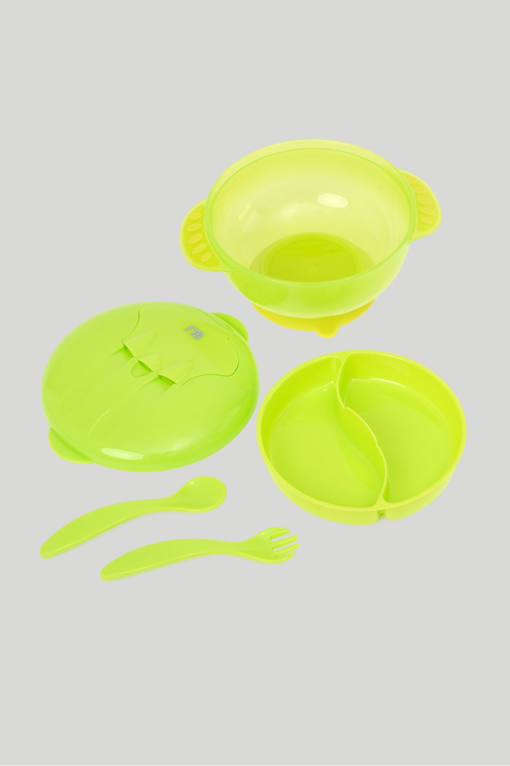 Mothercare Travel Set - Bowl, Divider, Spoon and Fork - bowls & plates