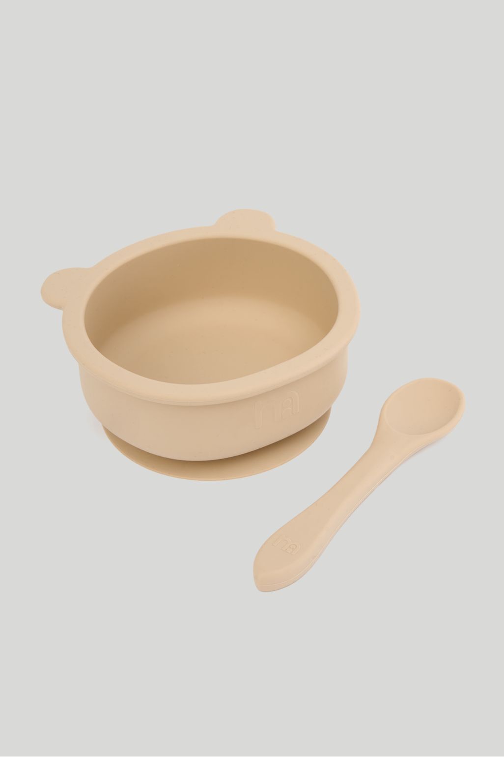 Mothercare Silicone First Stage Set - cream - bowls & plates