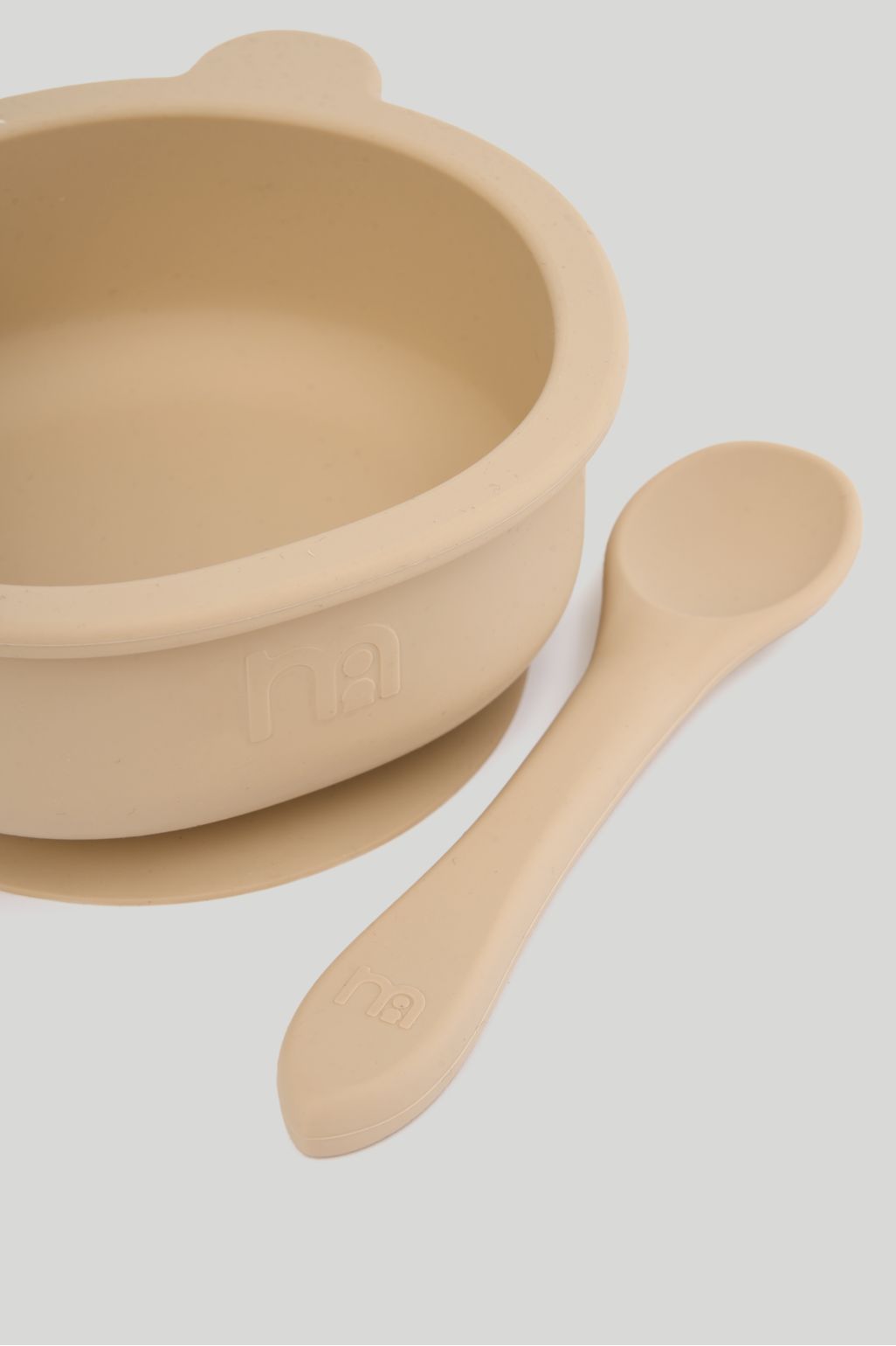 Mothercare Silicone First Stage Set - cream - bowls & plates